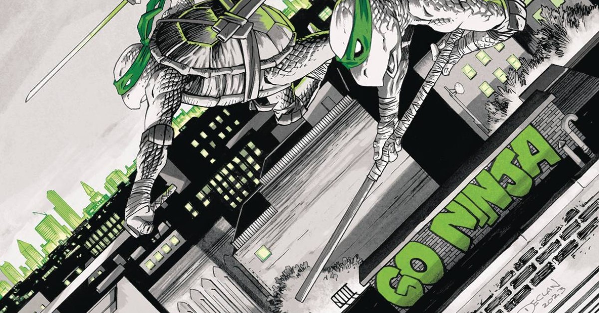 TMNT Black White & Green - ACE Comics Subscriptions